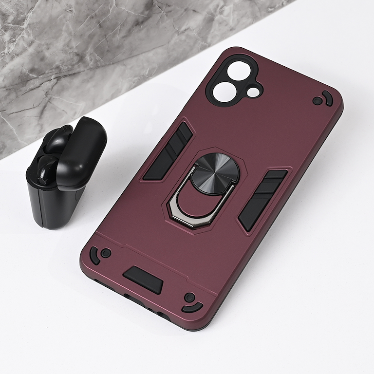 Zastitna maska (futrola) Hard Ring - Samsung A075F Galaxy A07 4G bordo