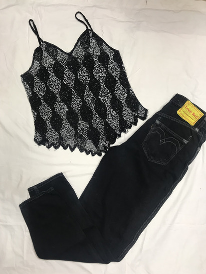 bluza sa perlama cela vel m