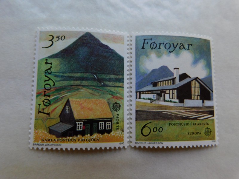 FOROYAR EUROPA 1990 KOMPLET ČISTA SERIJA