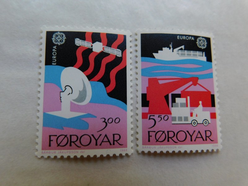 FOROYAR EUROPA 1988 KOMPLET ČISTA SERIJA