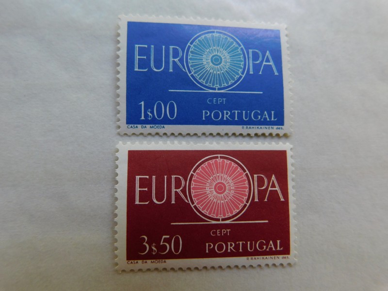 PORTUGAL EUROPA 1960 KOMPLET ČISTA SERIJA