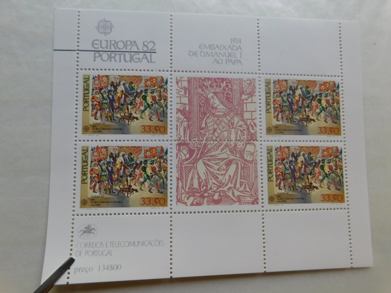 ** PORTUGAL EUROPA 1982 BLOK **