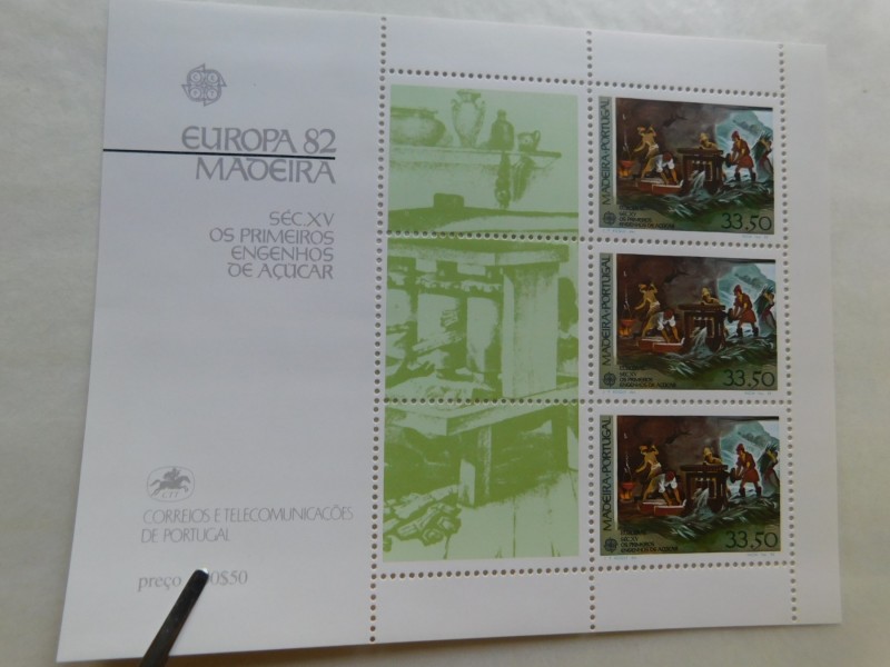 ** MADEIRA EUROPA 1982 BLOK **