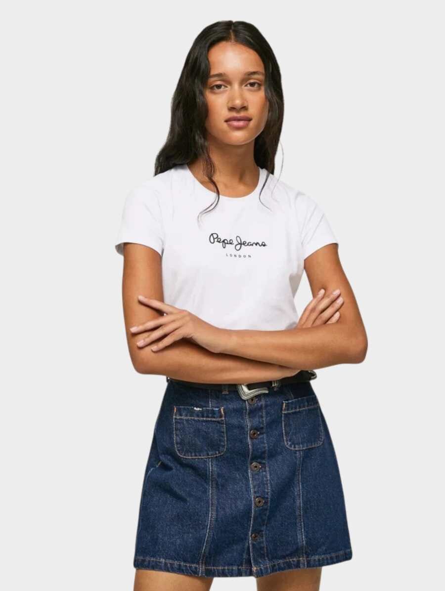 PEPE JEANS ŽENSKA MAJICA BELA PL505202 800