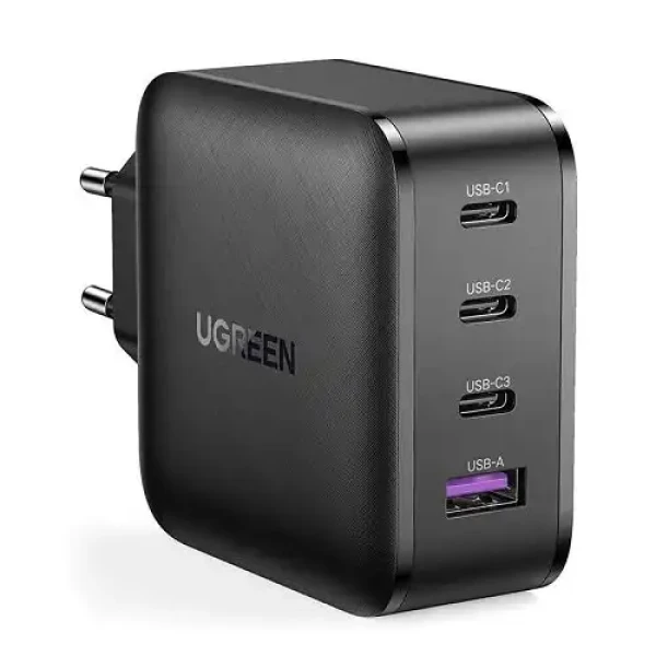 Ugreen USB punjač tipa A + 3 x USB tip C 65W GaN Tech CD224