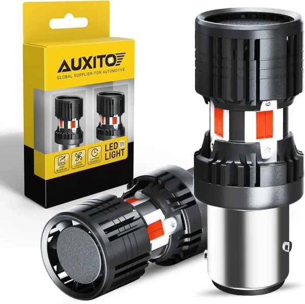 AUXITO 1157 LED CANBUS crvene sijalice za stoppozicijamigavac par 1157-4KP8-JM