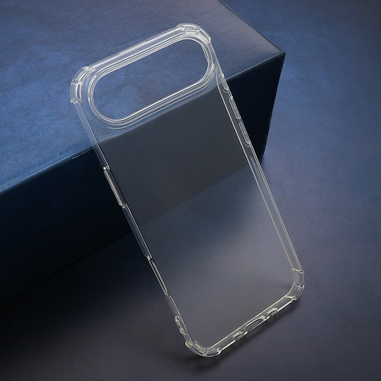 Silikonska futrola CRASHPROOF za iPhone 17 Air providna (MS)