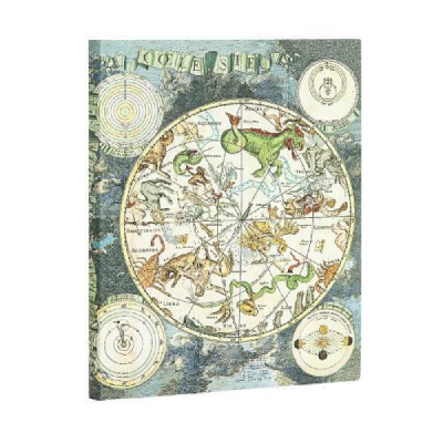 Agenda - Paperblanks, Celestial Planisphere, Ultra Lined, Softcover