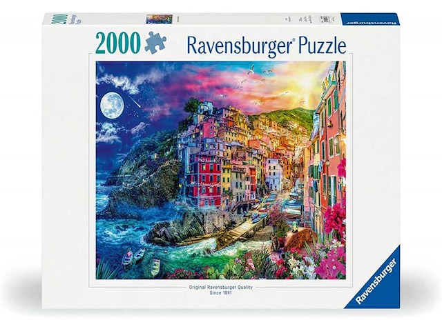 Puzzle slagalica 2000 delova Cinque Terre u bojama Ravensburger 12000803
