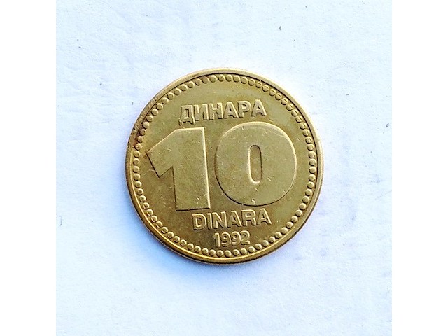 10 dinara 1992