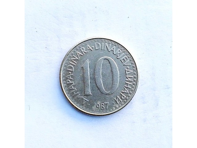 10 dinara 1987