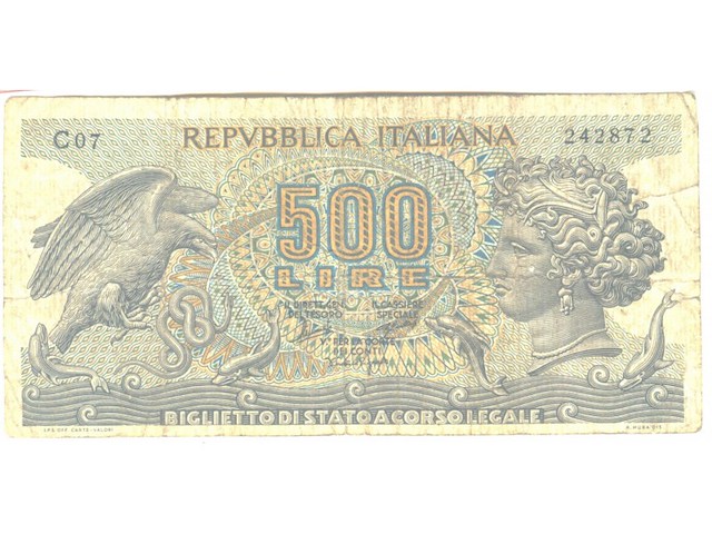 ITALIJA 500 lire 1966