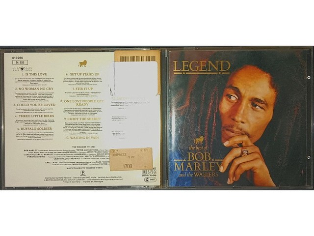Bob Marley &; The Wailers-Legend Germany Remastered CD