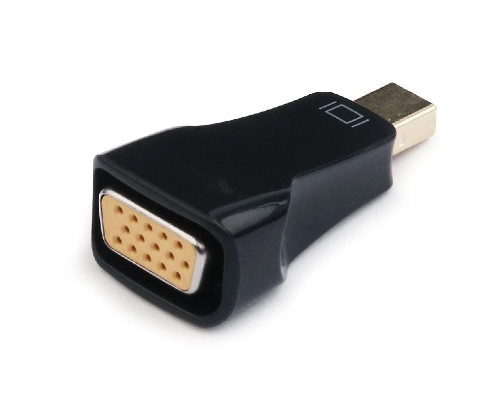 Gembird (A-mDPM-VGAF-01) adapter Mini DisplayPort (muški) na VGA (ženski) crni