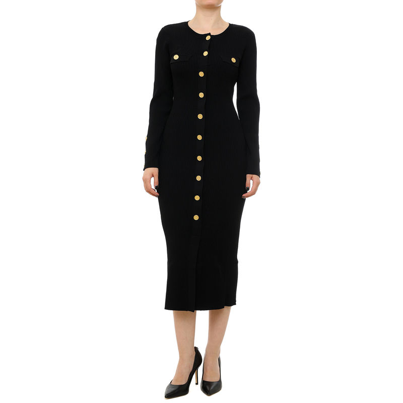 Ženska haljina Karl Lagerfeld Elegant lslv knit dress