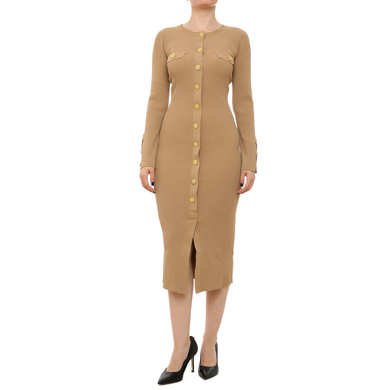 Ženska haljina Karl Lagerfeld Elegant lslv knit dress