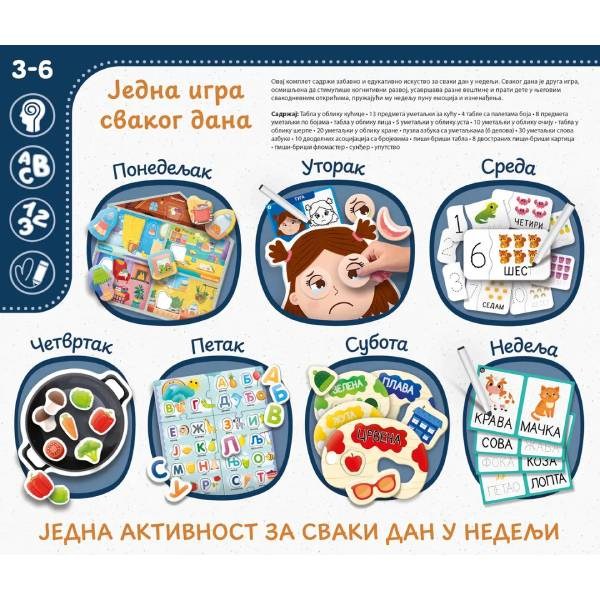 Monstesori set SR Jedna igra svakog dana Lisciani 115259