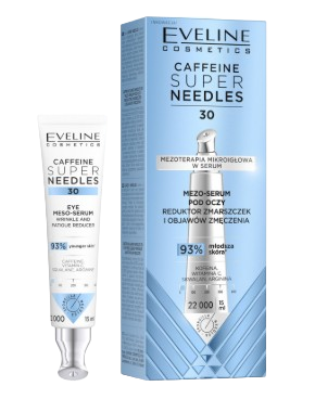 EVELINE - COFFEINE SUPER NEEDLES 30 EYE MESO-SERUM WRINKLE AND FATIGUE REDUCER 15ML