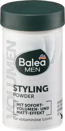 Balea MEN
Volumenski puder za stilizovanje kose, 10 g