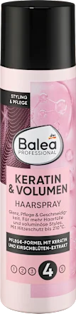 Balea PROFESSIONAL
KERATIN & VOLUMEN lak za kosu, 250 ml