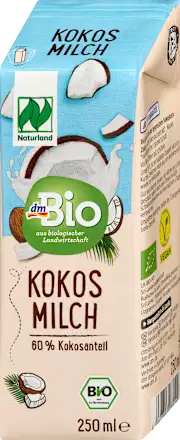dmBio
Serilisani proizvod od ceđenog jezgra kokosovog oraha, 250 ml