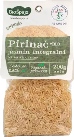 BioŠpajzorganic Pirinač - jasmin integralni, 200 g
