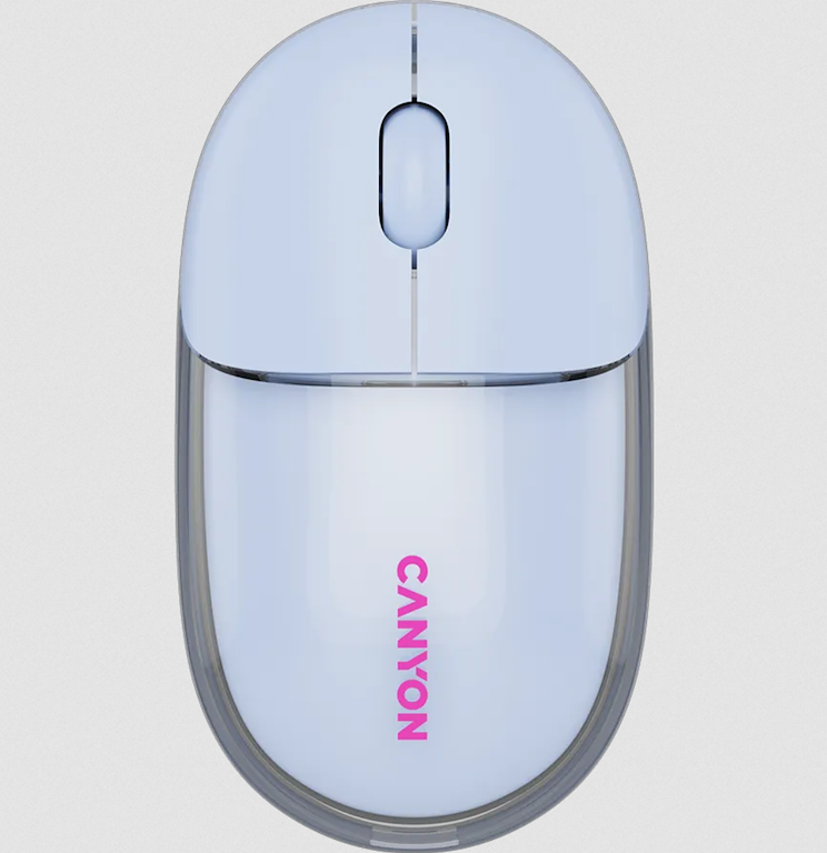 CANYON mouse OnClick 24 BT/ Wireless Transparent/Blue