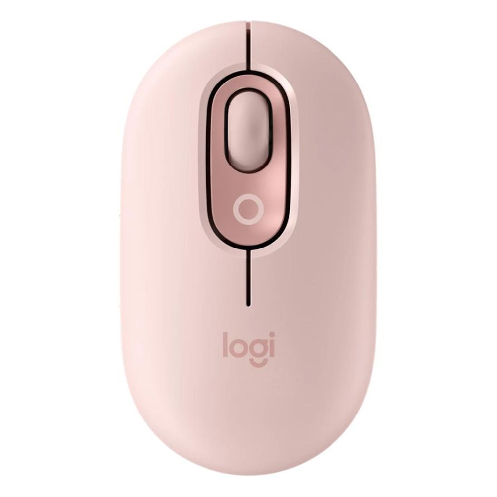 LOGITECH POP Mouse with emoji - ROSE - BT