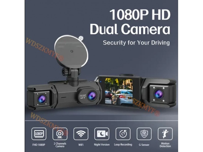 Dash Cam Auto Kamerica Dual 32GB