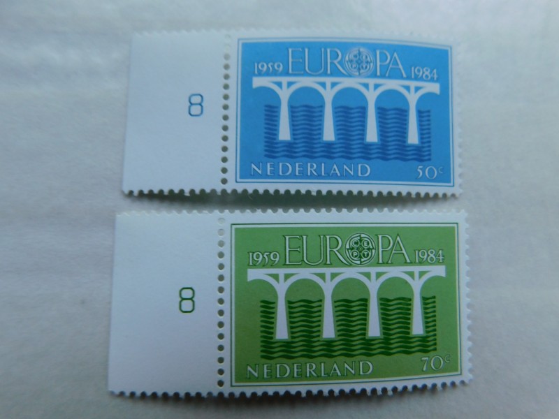 HOLANDIJA EUROPA 1984 KOMPLET ČISTA SERIJA