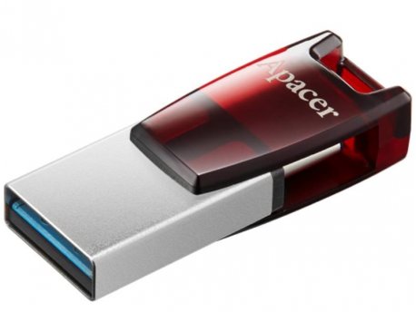 APACER 64GB AH180 USB 3.1 Tip C flash crveni