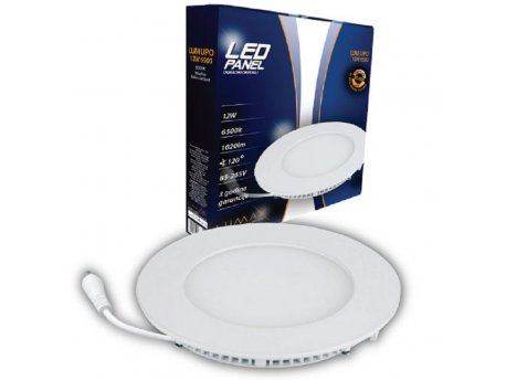 LUMAX LED panel ugradni okrugli – 12W 6500