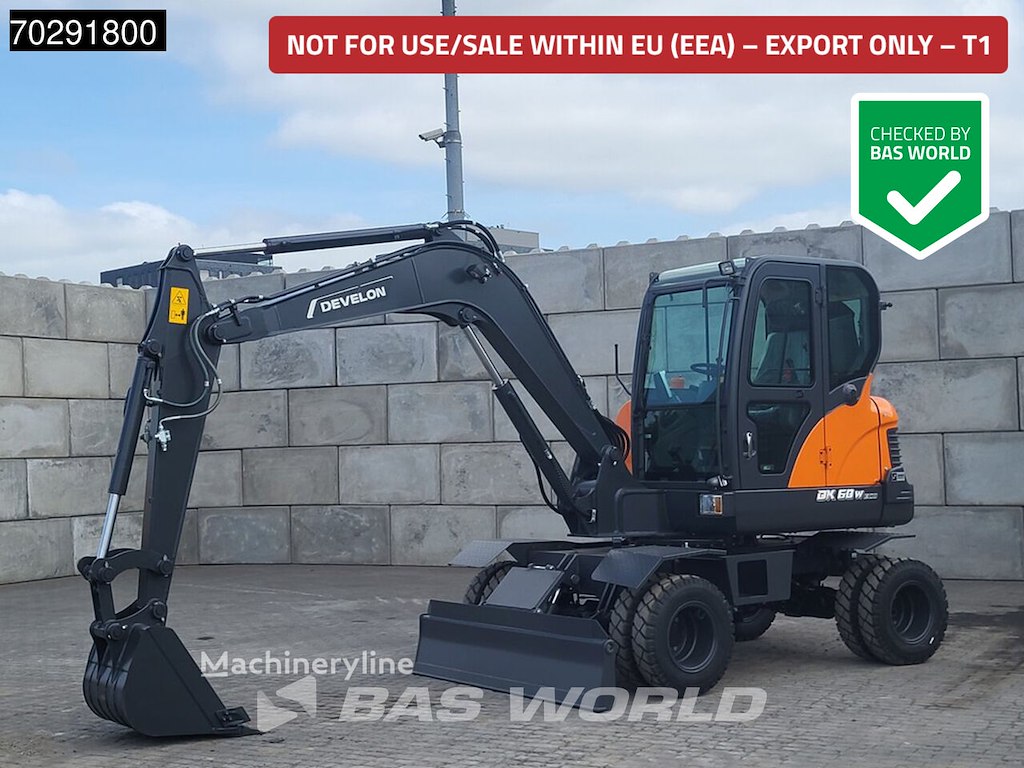 Novi Develon DX60 WN ECO-1 A/C bager točkaš