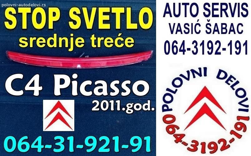 Citroen C4 Picasso STOP SVETLO srednje treće