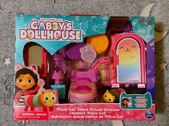 Gabbys Dollhouse Gabina kuća Mjaustučence spavaća