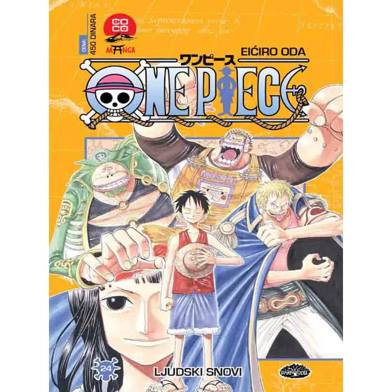 ONE PIECE 24 Ljudski snovi