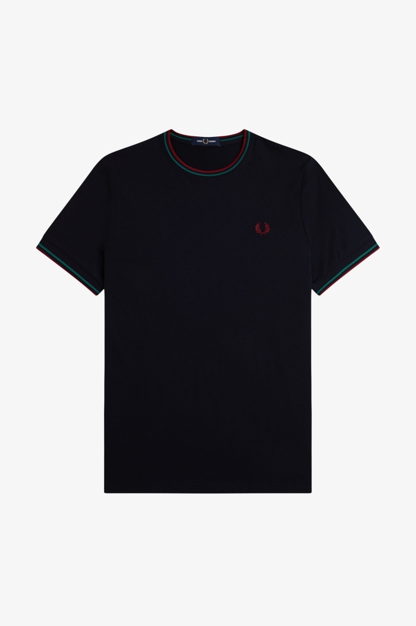 FRED PERRY TWIN MAJICA NAVYSGBR