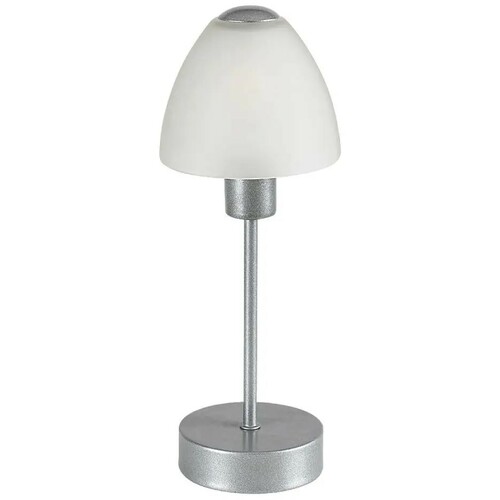RABALUX Lydia, stona lampa, srebrna metalna