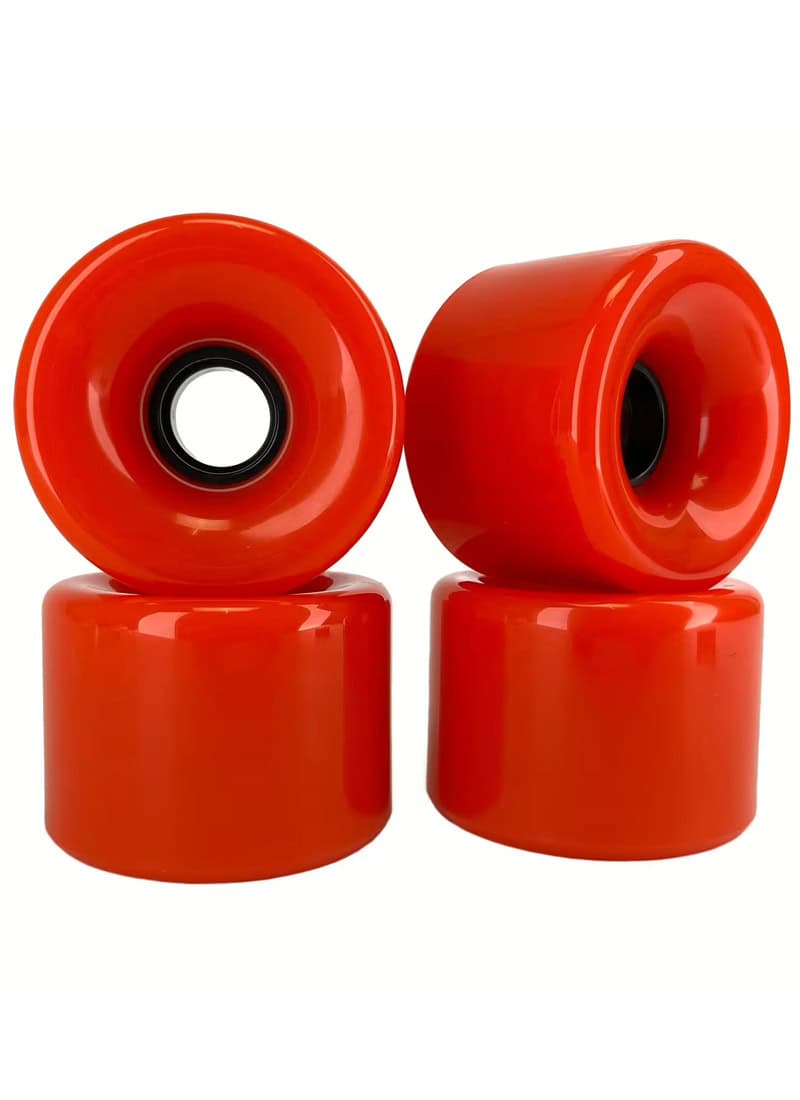 Blank Longboard Wheels Orange 76mm 80a