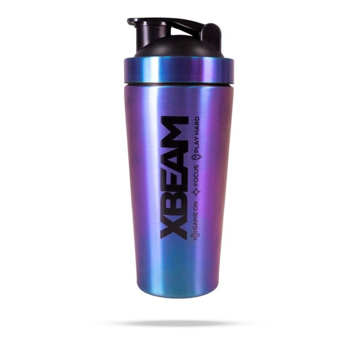 XBEAM Steel Shaker HoloShake 739 ml - GymBeam