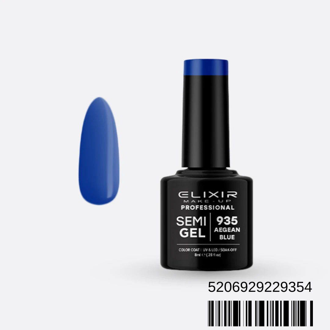 ELIXIR SEMI GEL LAK U BOJI 8ML 935 AEGEAN BLUE
