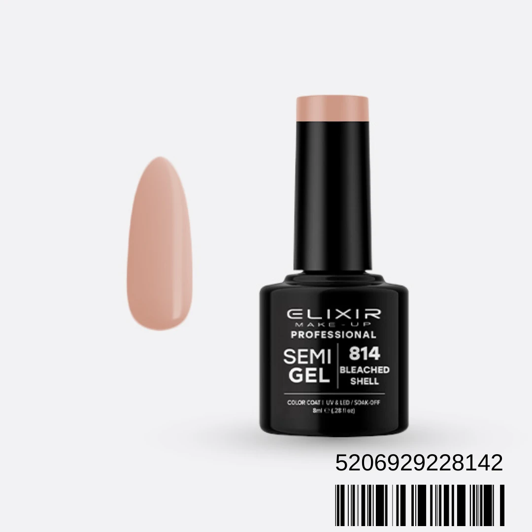 ELIXIR SEMI GEL LAK U BOJI 8ML 814 BLEACHED SHELL