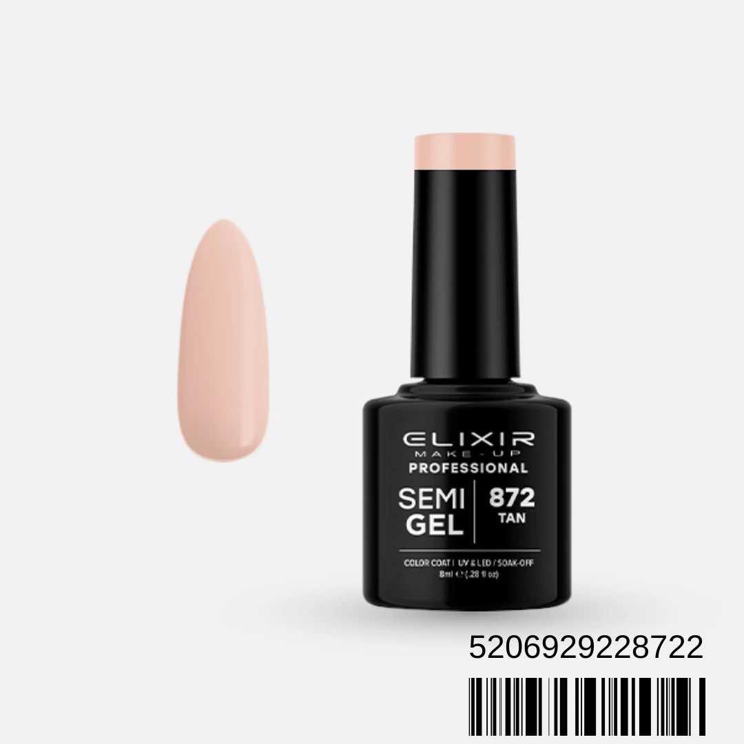ELIXIR SEMI GEL LAK U BOJI 8ML 872 TANGO PINK