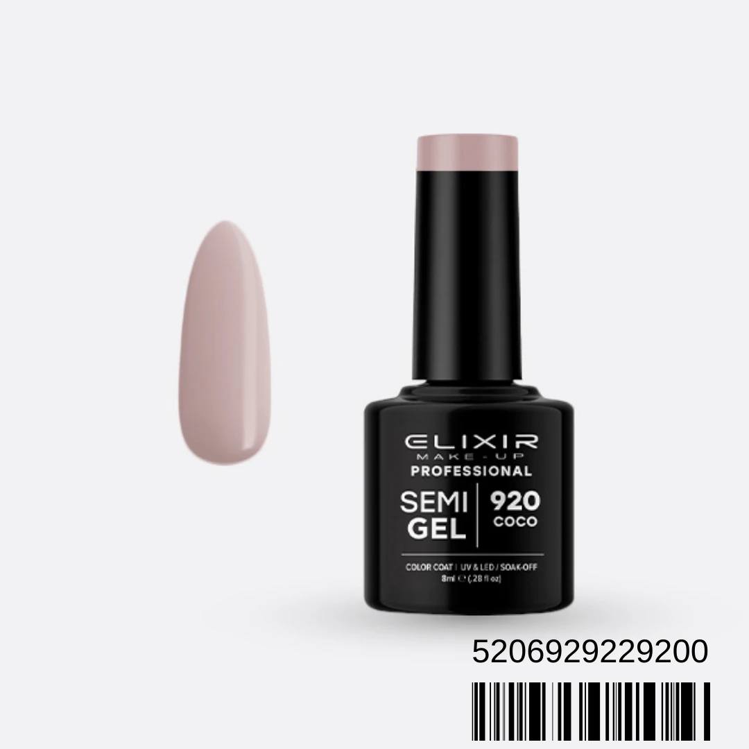 ELIXIR SEMI GEL LAK U BOJI 8ML 920 COCO