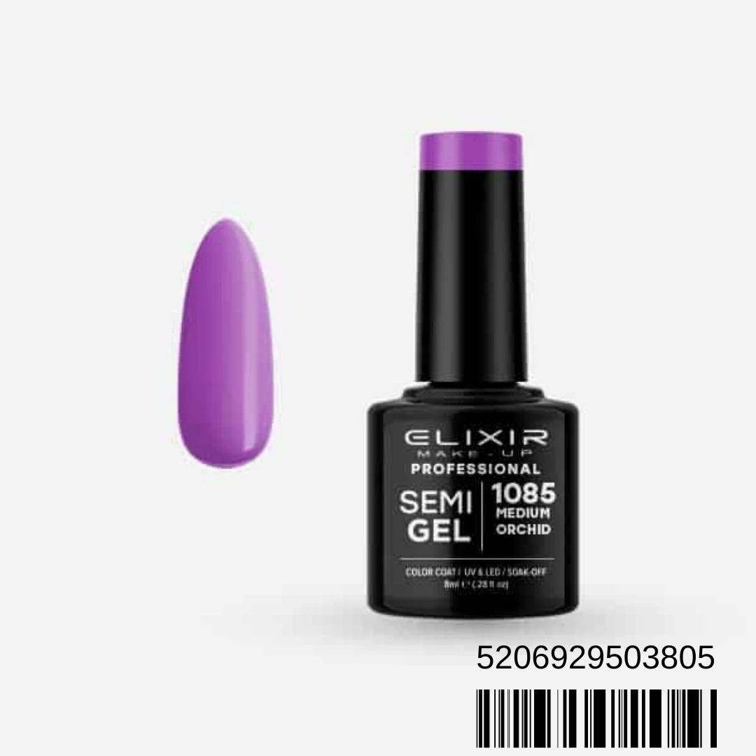 ELIXIR SEMI GEL LAK U BOJI 8ML 1085 MEDIUM ORCHID