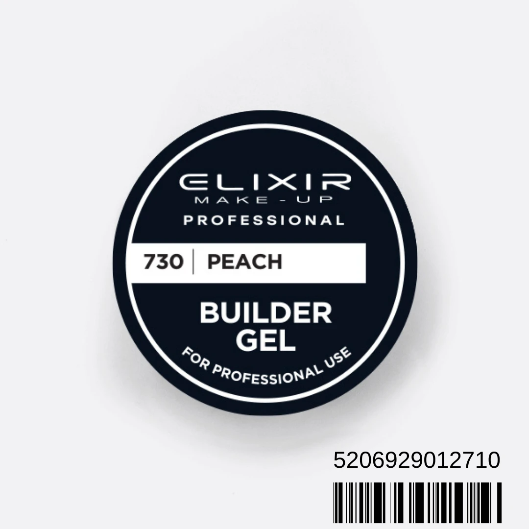 ELIXIR BUILDER GEL 30G 730 PEACH