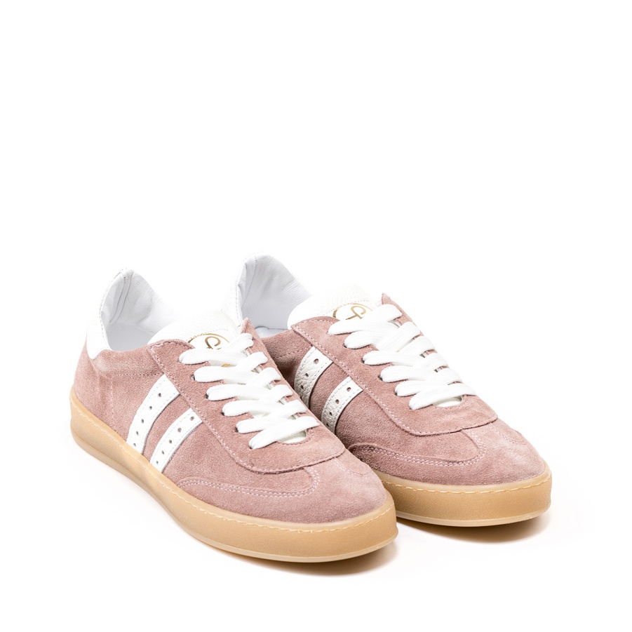 Ženske kožne plitke patike Silkers-Love01 roze ravne