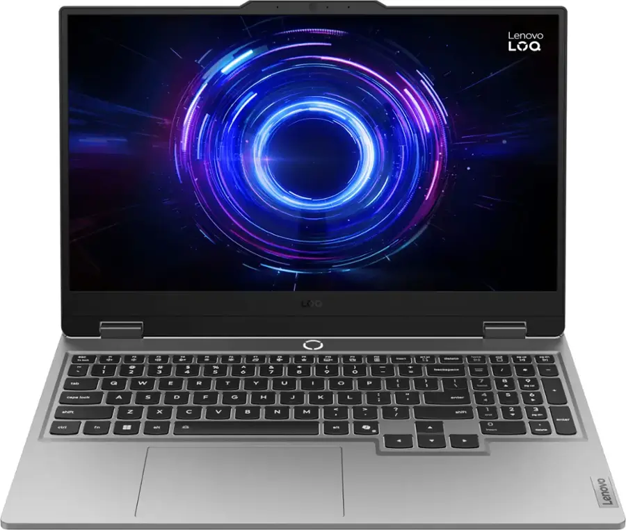 Lenovo - LOQ 15.6" Full HD Gaming Laptop - Intel Core i5-13450HX - 16GB Memory - NVIDIA GeForce RTX 5050 - 512GB SSD - Luna Grey