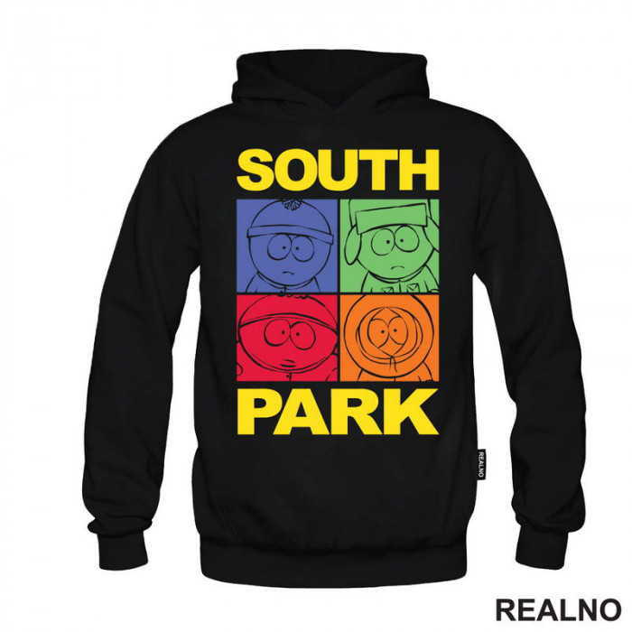 STAN, KYLE, CARTMAN AND KENNY - HEADS - SOUTH PARK - DUKS