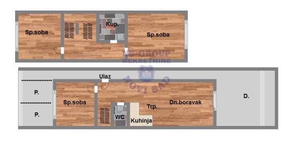 Troiposoban stan na prodaju, 74m2, 125.760€